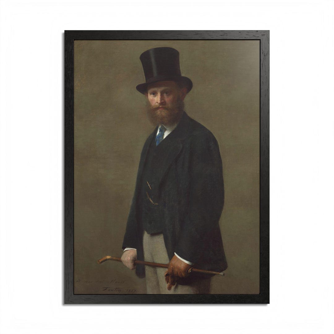 Edouard Manet, 1867 Henri Fantin-latour, Impressionist Wall Art Print ...