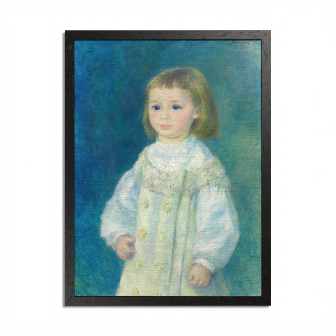 Lucie Berard Child in White, 1883 Pierre-auguste Renoir, Impressionist ...