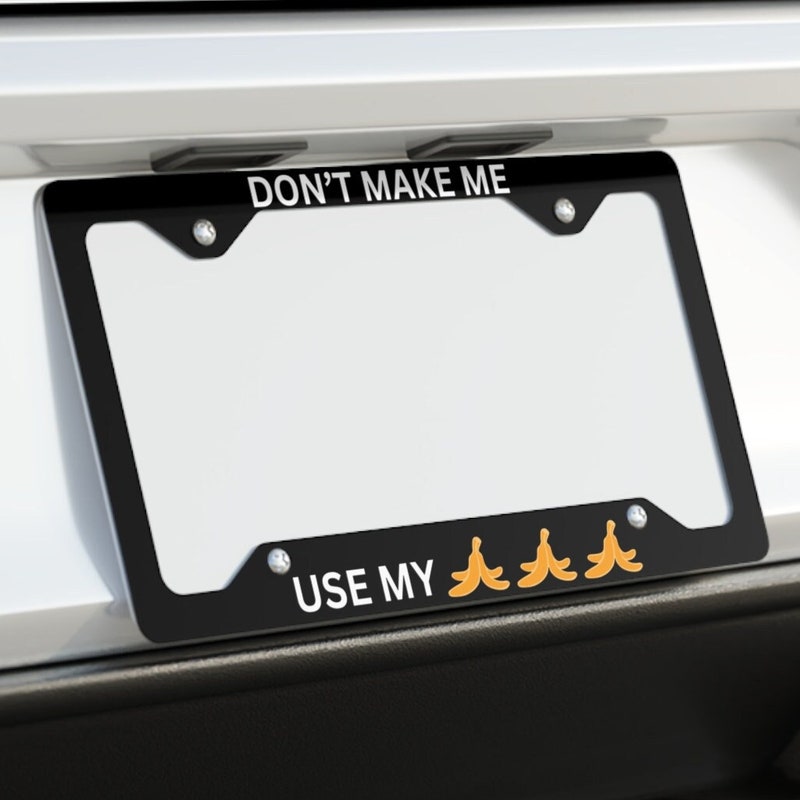 License Plate Frame - Etsy