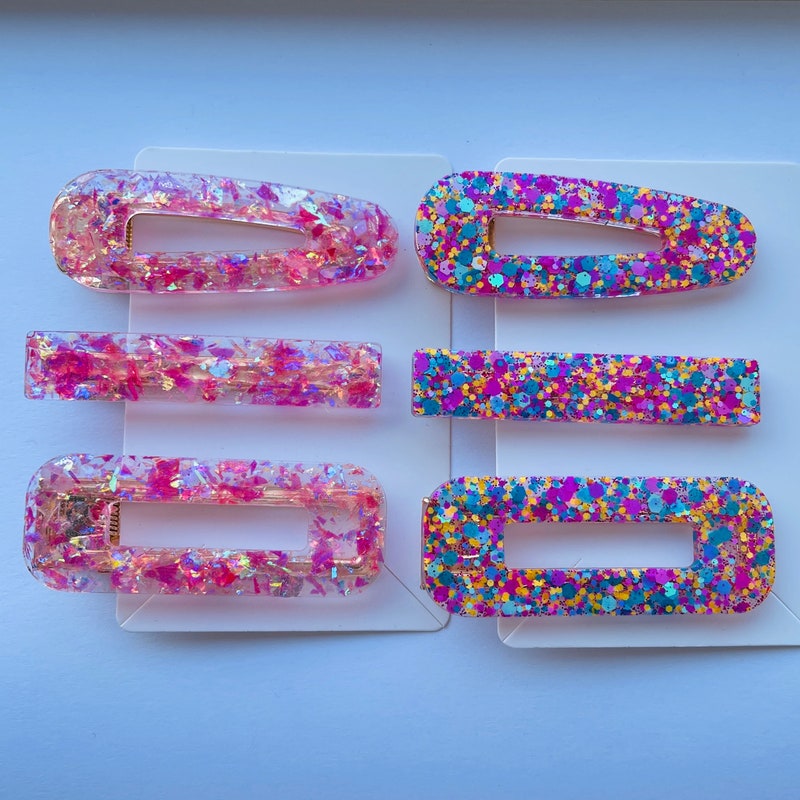 Resin Hair Clip - Etsy