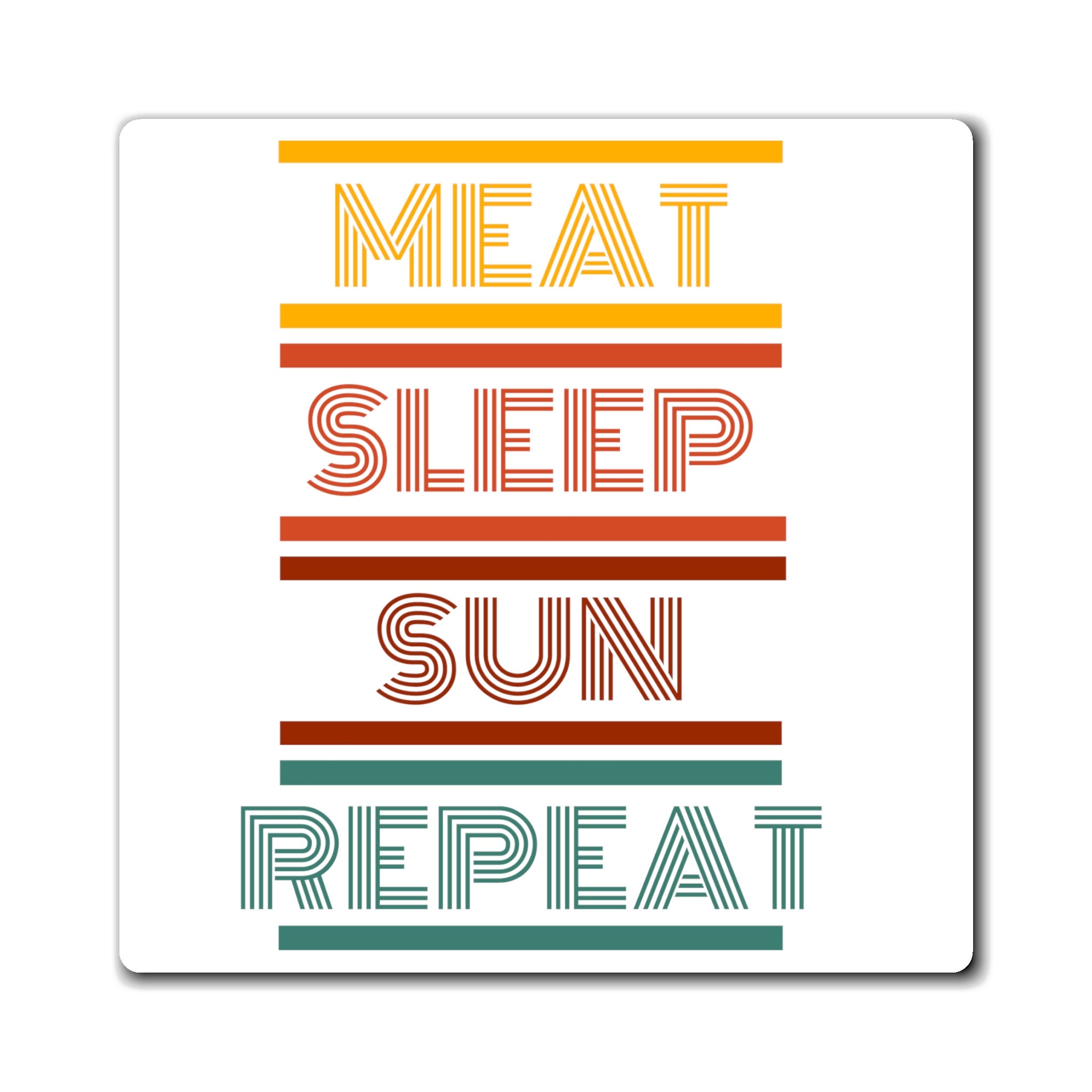 Carnivore Diet Magnet // Three Sizes to Choose From // Retro - Etsy