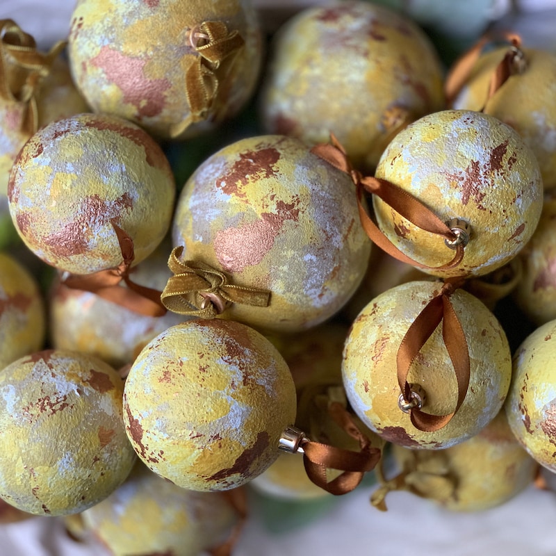 Yellow Christmas Decorations - Etsy