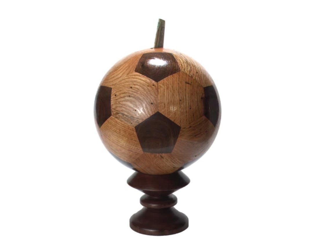 Wooden Soccer Ball Bank Football - Etsy