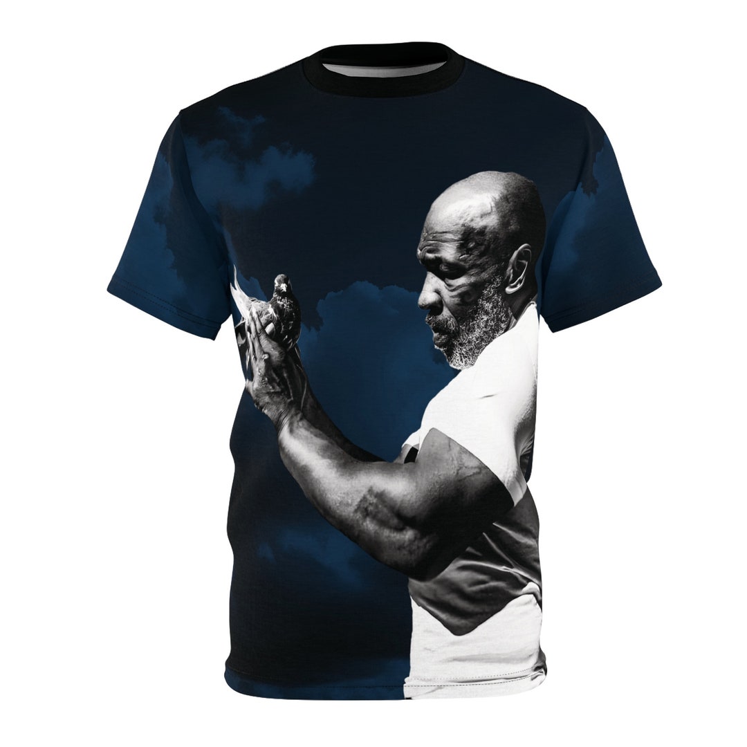 Mike Tyson With Pigeon (blue) - Etsy