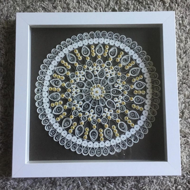 Quilled Mandala - Etsy