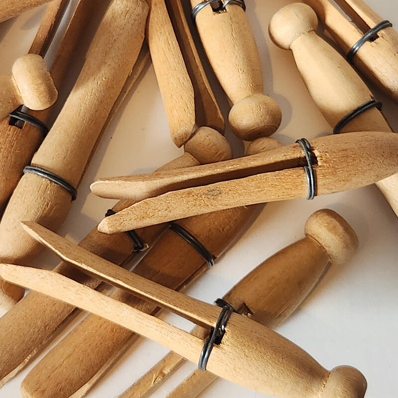 Vintage Clothes Pins - Etsy