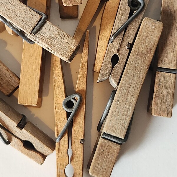 Vintage Clothes Pins - Etsy