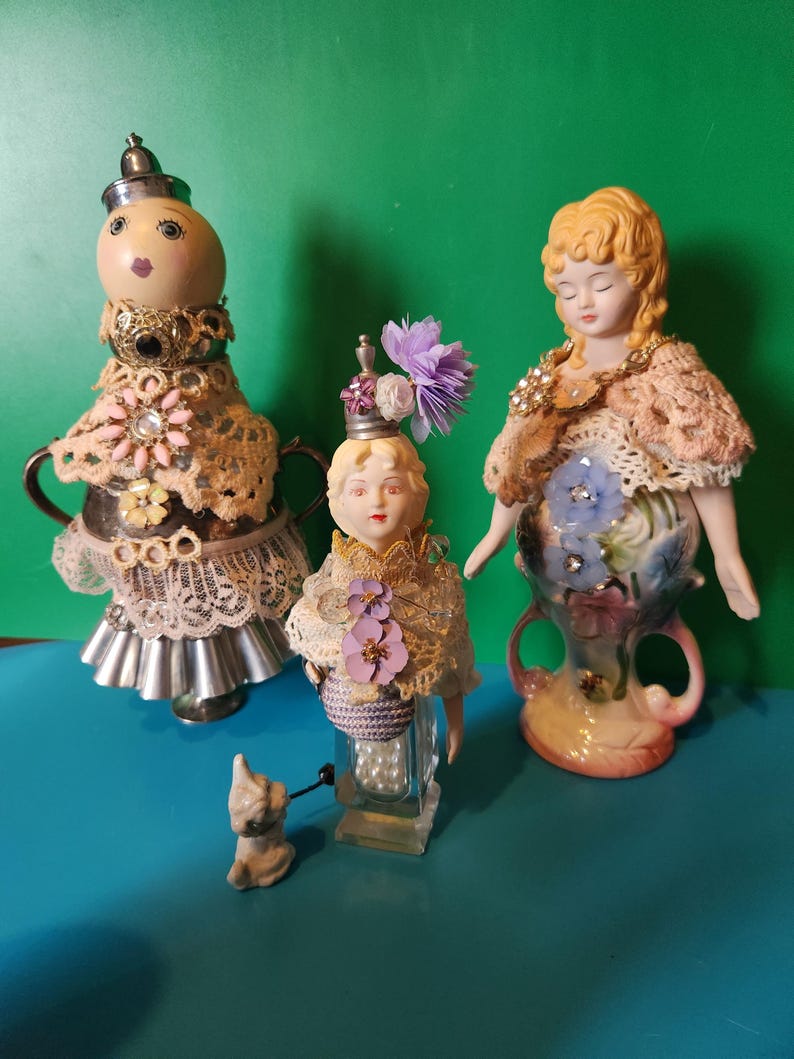 Whimsy Upcycled Vintage Dresser Dolls/ Your Choice - Etsy