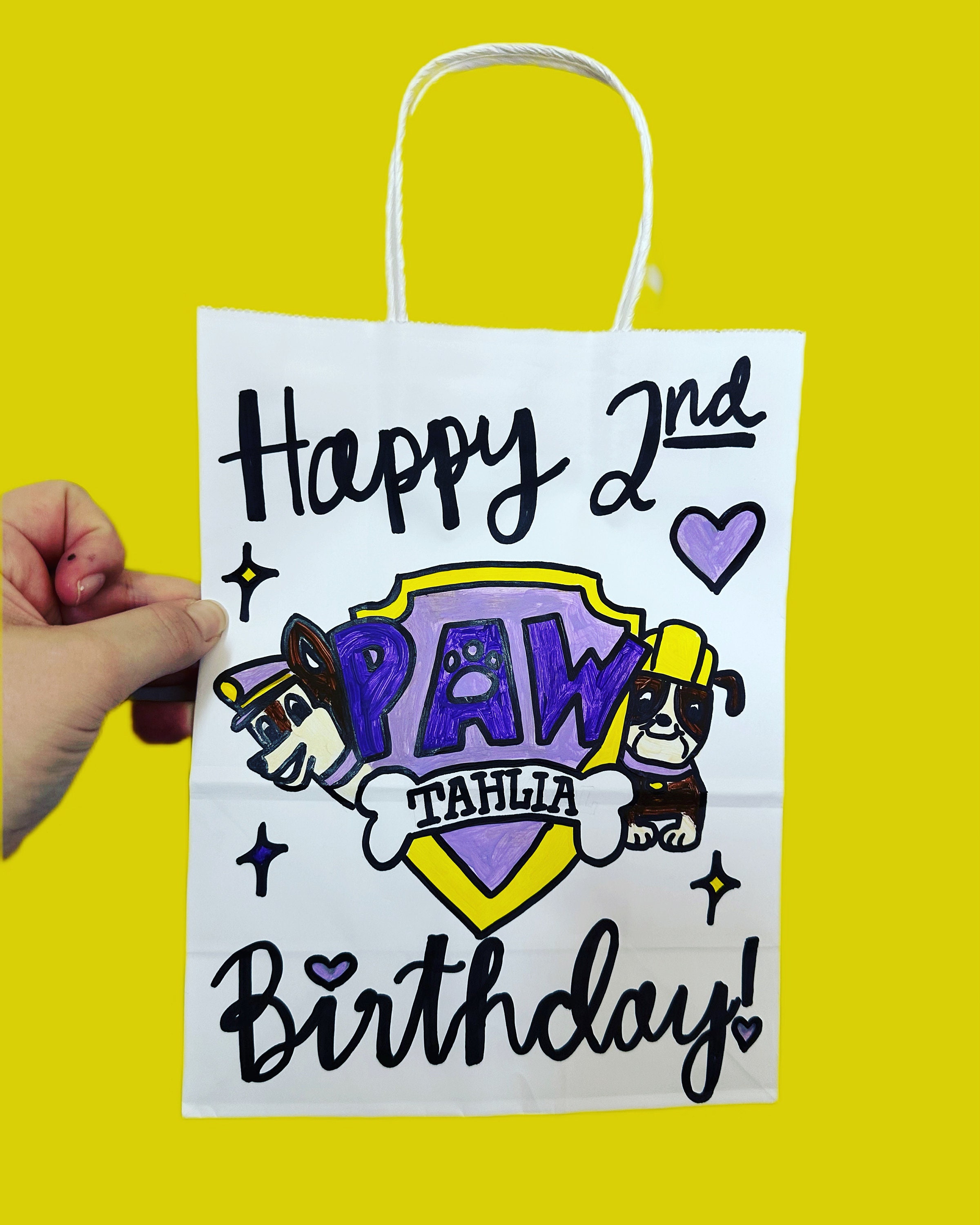 Hand-painted Gift Bags - Etsy