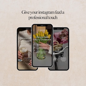 Mindset Coach Instagram Reels Templates: Faceless, Editable (digital ...