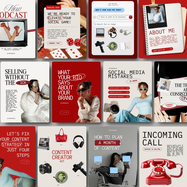 Coaching Instagram Templates Digital Marketing & Business Coach, Social ...