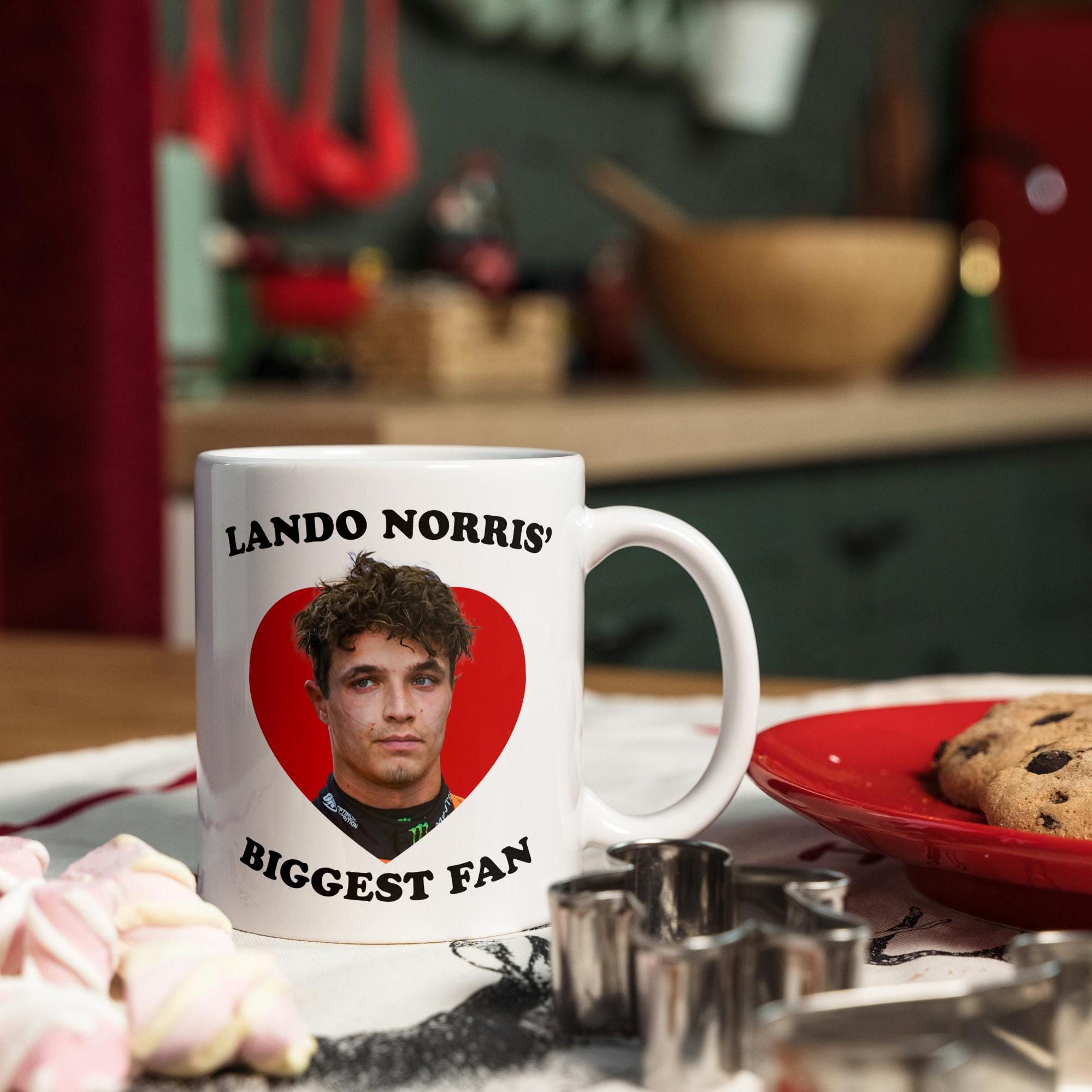 Lando Norris' Biggest Fan Cup - Formula 1 Mug Racing Enthusiasts, Gift ...
