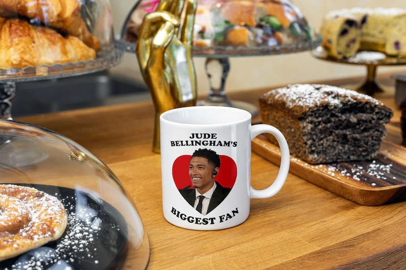 Jude Bellingham's Biggest Fan Mug | Celebrity Crush Mug | Gift for Her ...