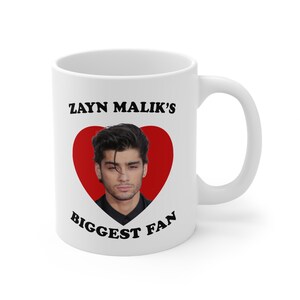 Zayn Malik's Biggest Fan Mug, Celebrity Crush, Gift for Her, 1D Fan Mug ...