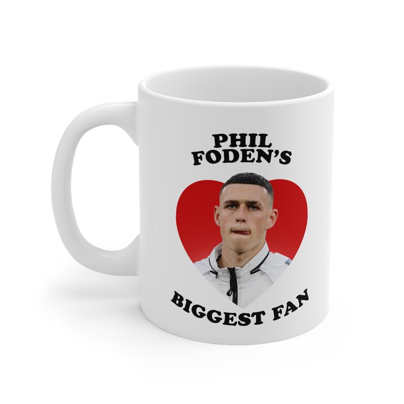 Phil Foden's Biggest Fan Mug, Gift for Her, Best Friend Gift, Football ...