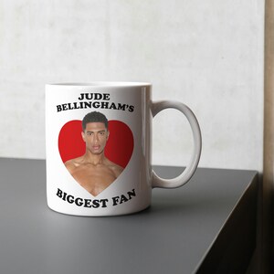 Jude Bellingham's Biggest Fan Mug | Celebrity Crush Mug | Gift for Her ...