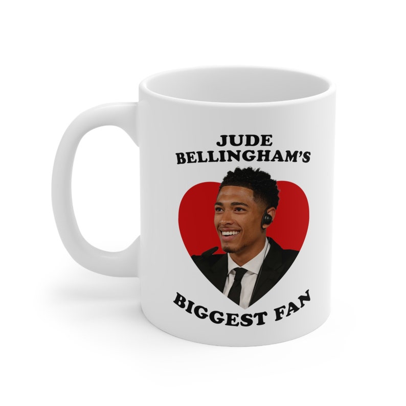 Jude Bellingham's Biggest Fan Mug Celebrity Crush Mug Gift for Her Best ...