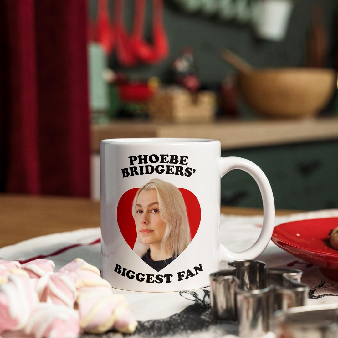 Phoebe Bridgers' Biggest Fan Mug, Ceramic Coffee Cups for Music Lovers ...