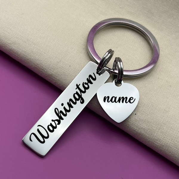 Washington Keychain - Etsy