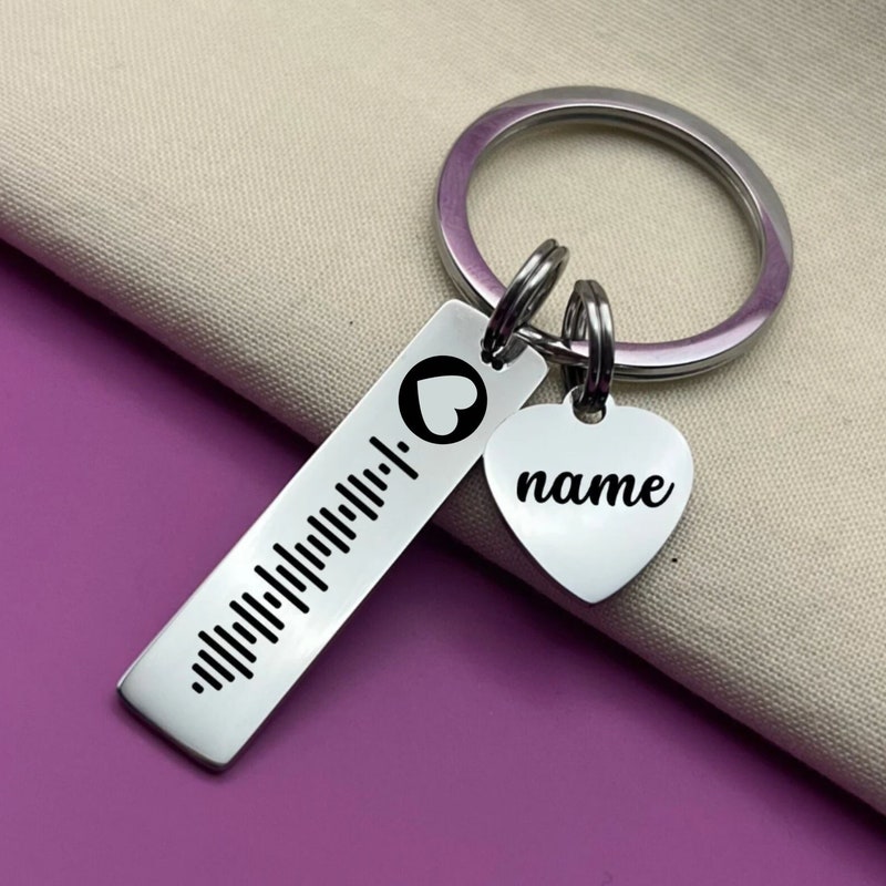 Music Keychain - Etsy