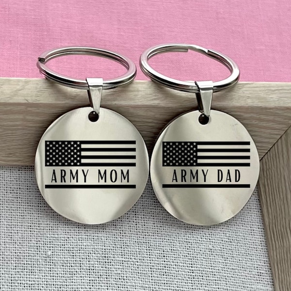 Army Keychain - Etsy