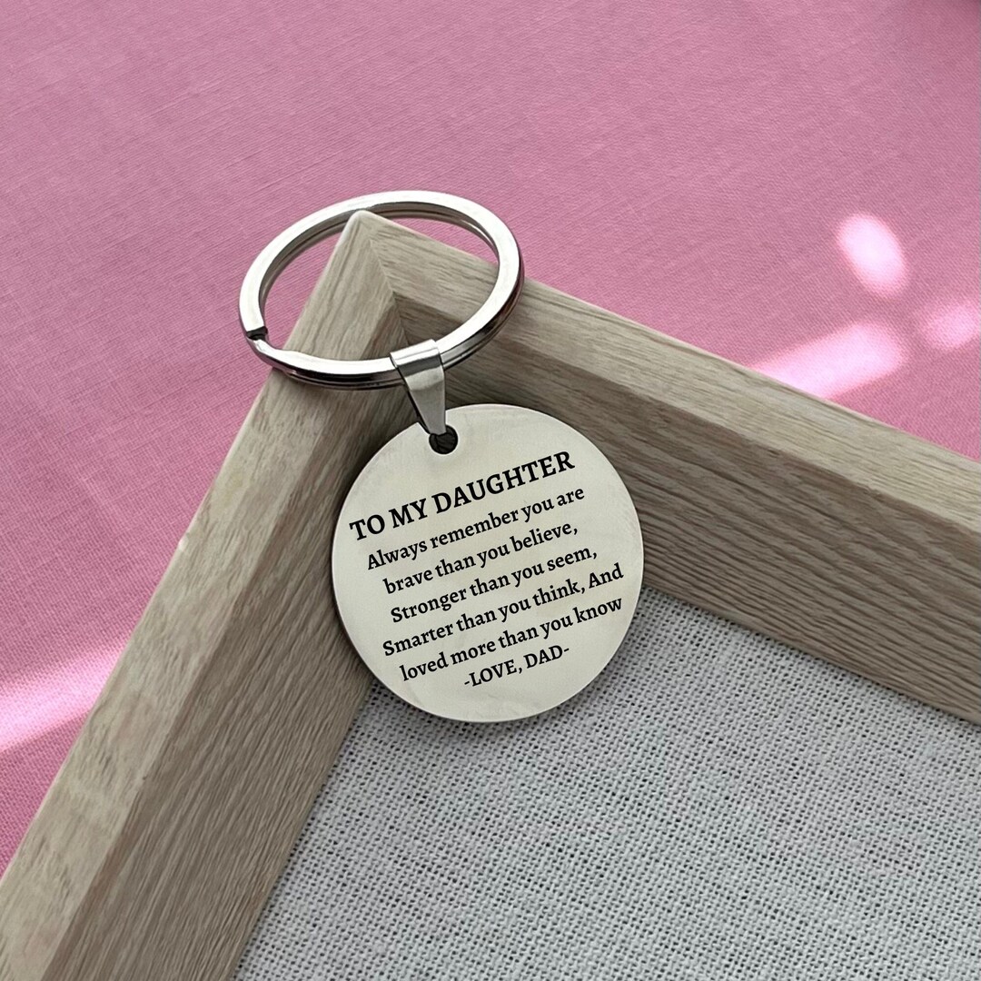 Personalized Always Remember Keychain Heartfelt Memorial Stainless ...