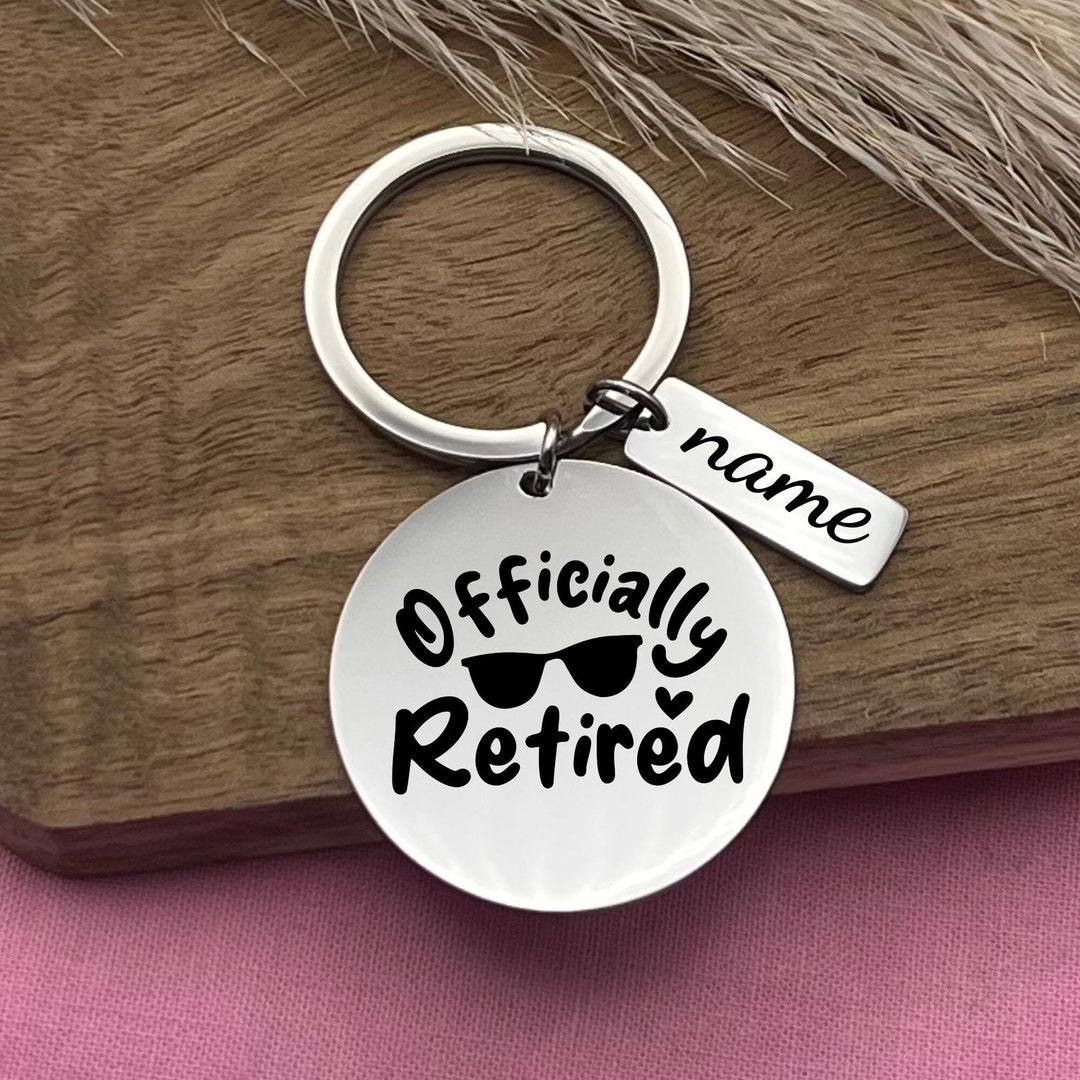 Personalized Retirement Gift: Officially Retired Stainless Steel ...