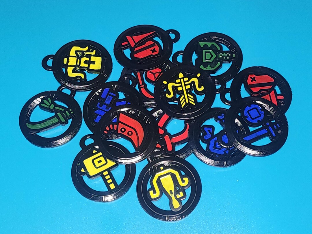 Monster Hunter Weapon Icon Keychain Resin 3d Printed Hand Painted - Etsy