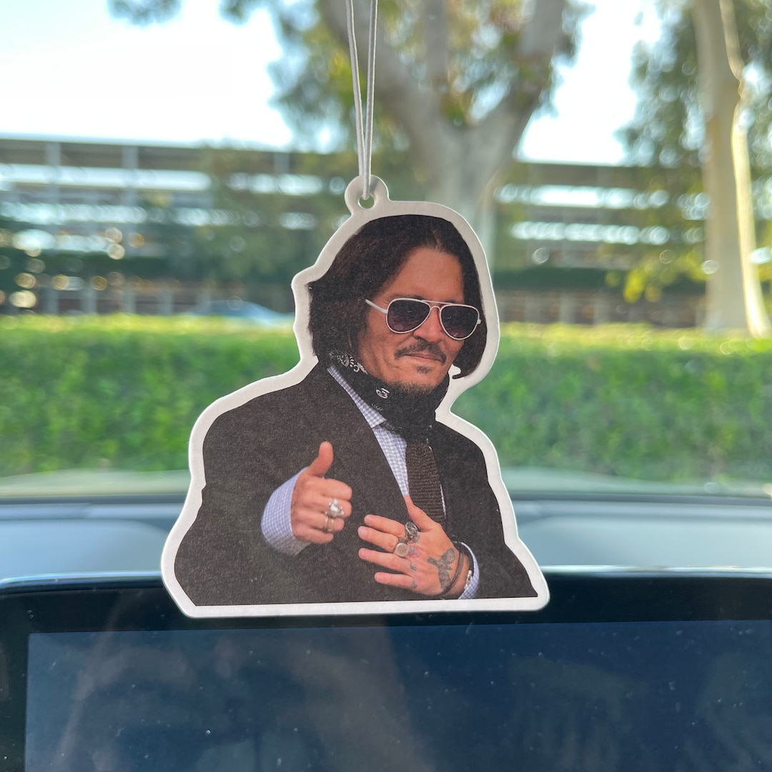 Johnny Depp Car Air Freshener New Car Scent - Etsy