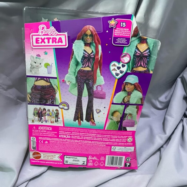Barbie Extra Exclusive Doll – Rare Edition With Detailed Outfit and ...
