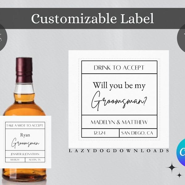 Groomsmen Proposal Printable - Etsy