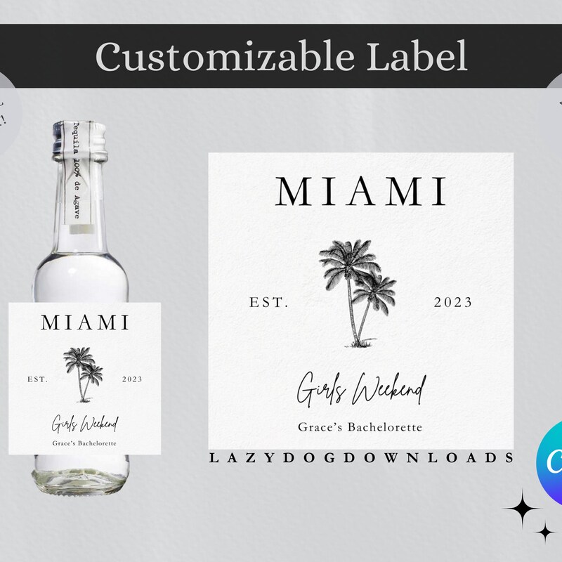 Alcohol Label - Etsy