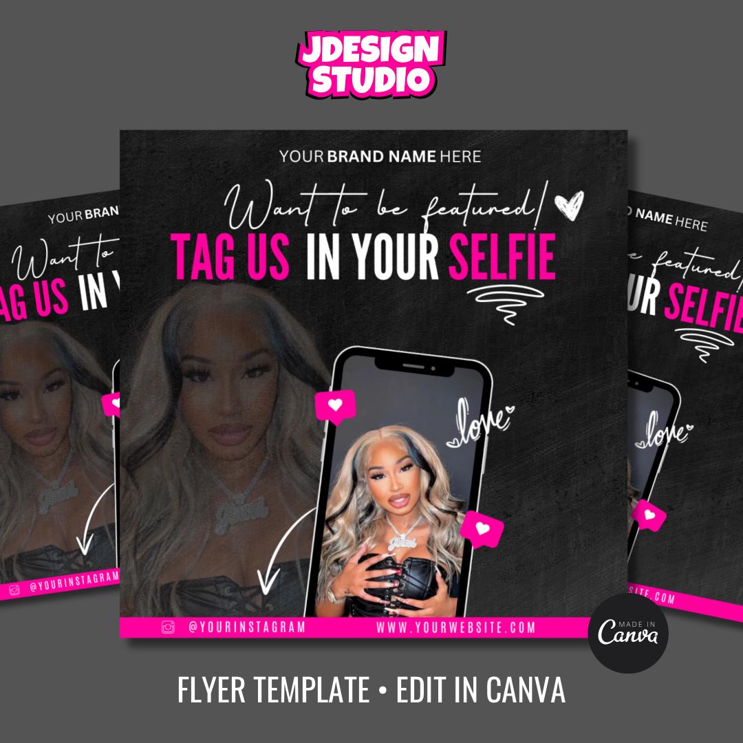 Tag Us to Be Featured Editable Template - Etsy