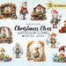 Christmas Elf Watercolor Clipart Set High Resolution Winter Holiday ...