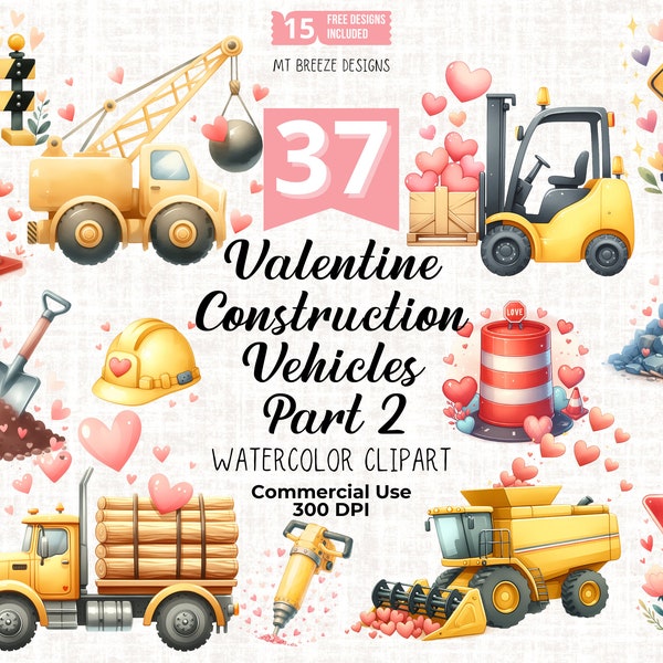 Construction Valentine - Etsy