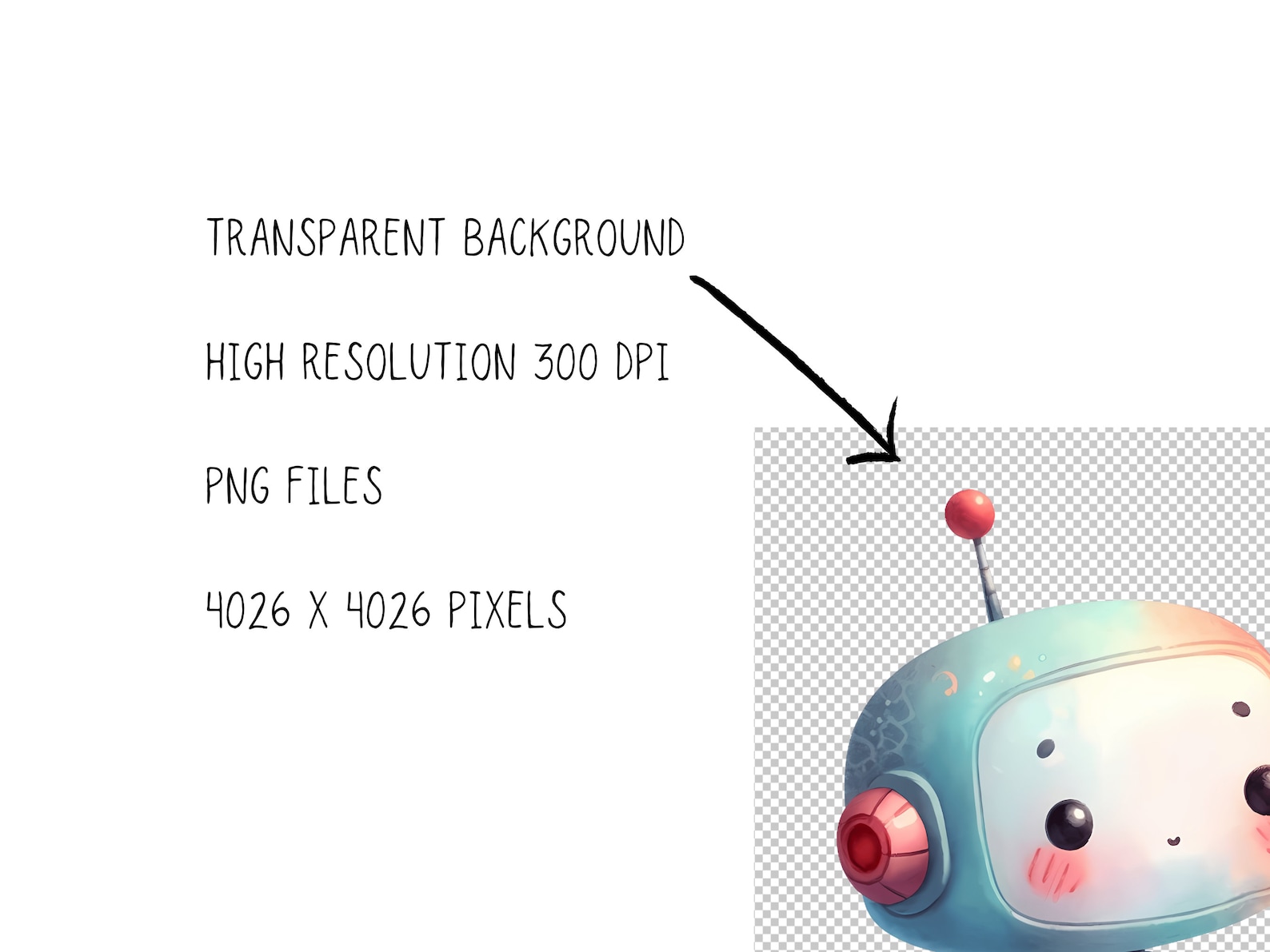 50 Valentine Robot Clipart Set Robot Hearts and Love Clip Art PNG Files ...