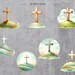 52 Easter Cross Clipart Set - High Resolution Christian Crucifix Clip ...