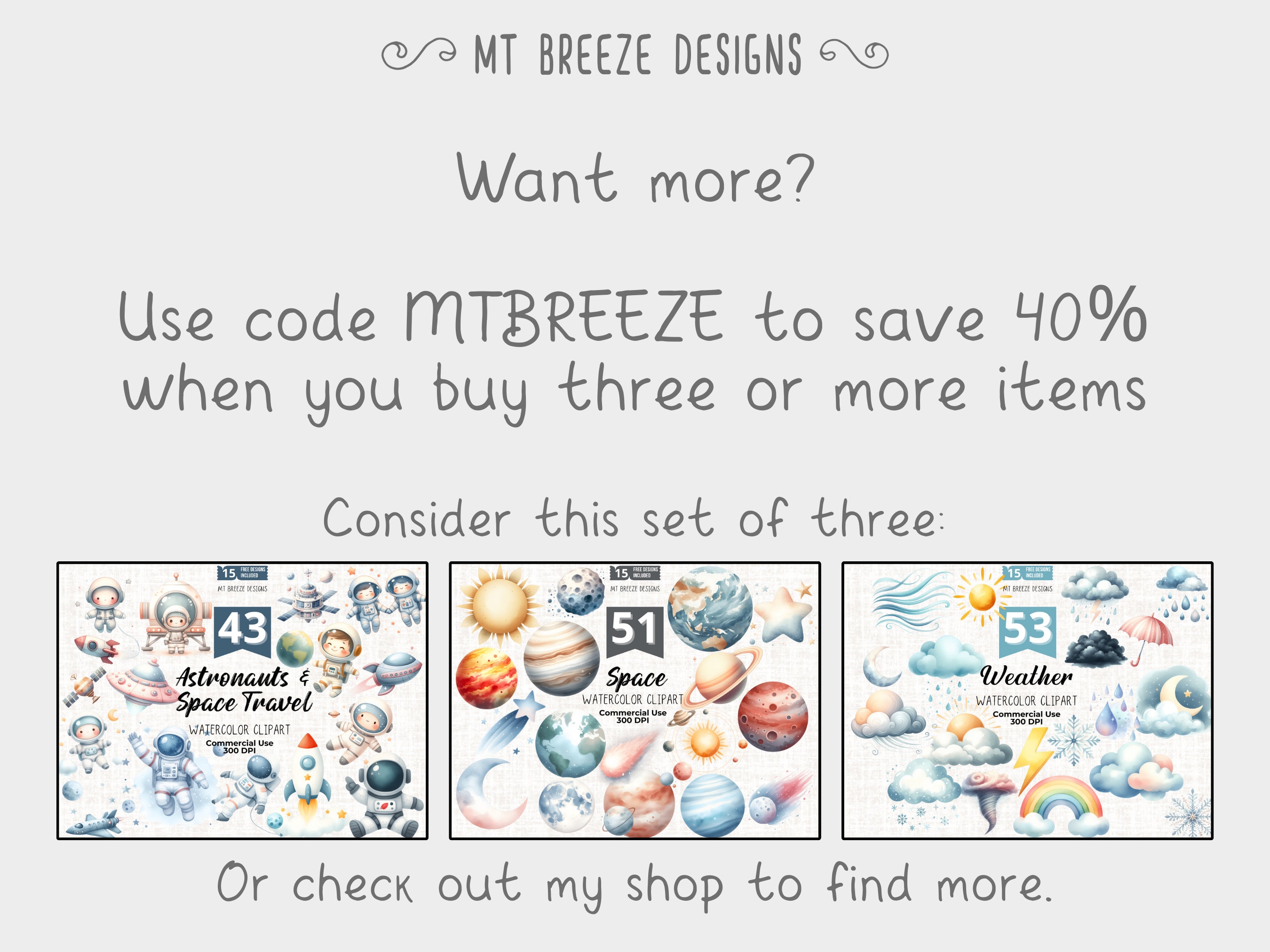 51 Space Clipart Set - Planet and Solar System Clip Art PNG Files for ...