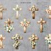 52 Easter Cross Clipart Set High Resolution Christian Crucifix Clip Art ...