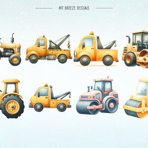38 Construction Vehicle Clipart Set - Excavator, Dump Truck Clip Art ...