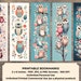 Boho Owls PRINTABLE Bookmarks, High Resolution Digital Download Floral ...