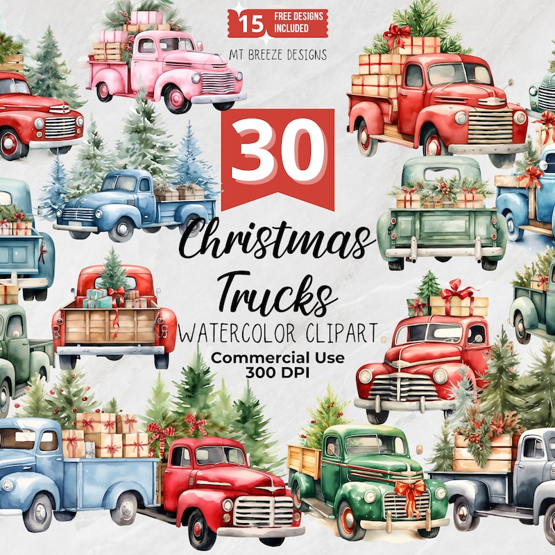 Trucks Clip Art - Etsy