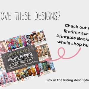 Spring Forest Path PRINTABLE Bookmarks, Spring Blossom Landscape ...