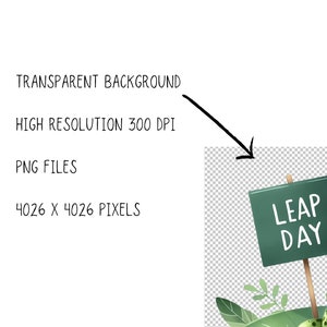 29 Leap Year Clipart Set - Leap Day Frog Clip Art PNG Files for ...