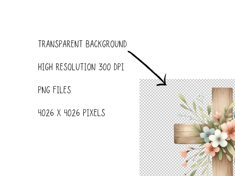 52 Easter Cross Clipart Set - High Resolution Christian Crucifix Clip ...