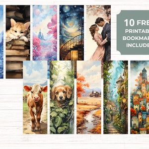 World Travel PRINTABLE Bookmarks, Famous Landmark High Resolution ...