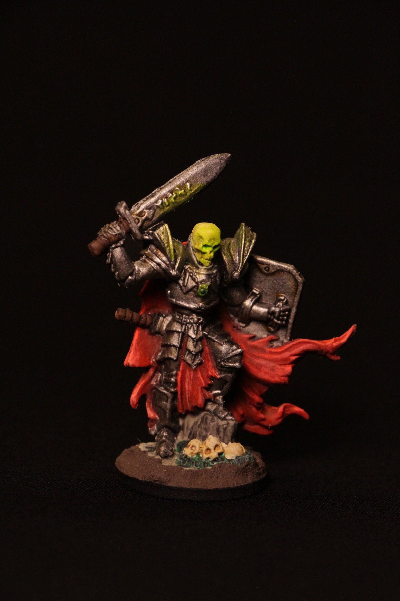 Arrius Skeletal Warrior / Undead Fighter Hand Painted / - Etsy