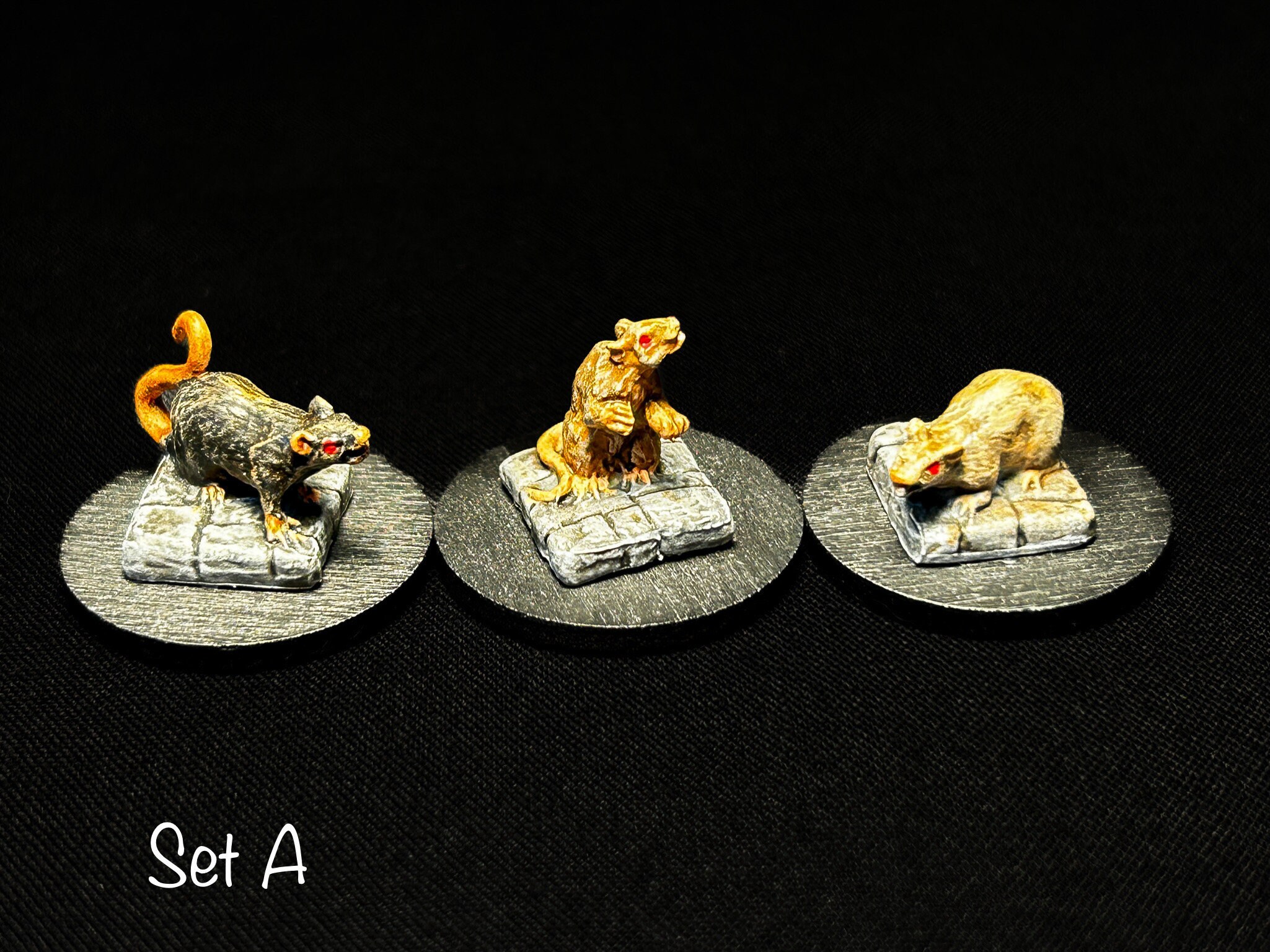 Giant Rat Hand Painted Reaper Miniatures / DND Pathfinder Frostgrave D ...