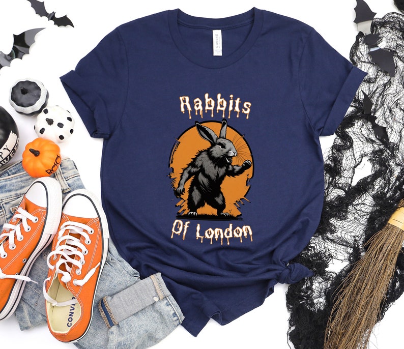 Bunny Werewolf Shirt, Rabbits of London, Werewolves of London Funny ...