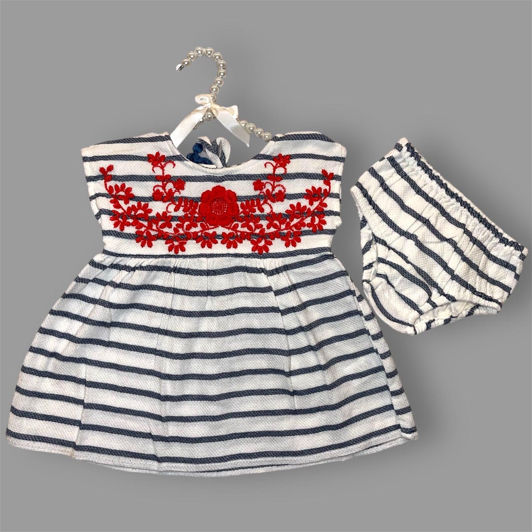 Mimi & Maggie Carousel Dress White - Etsy